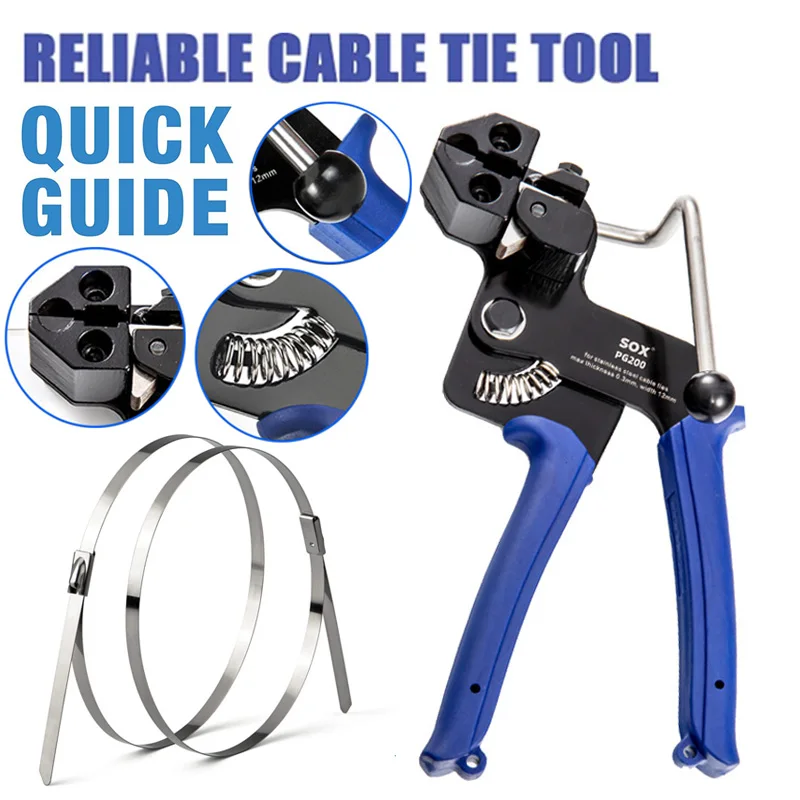 Stainless-Steel-Cable-Tie-Gun-Wrap-Tool-Metal-Zip-Tie-Tightener ...