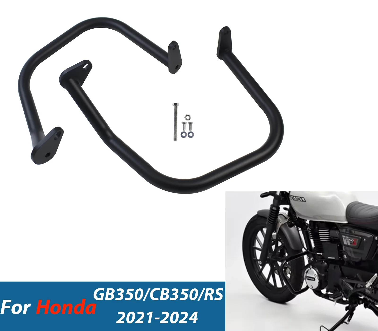 Motorcycle Engine Guard Highway Crash Bars For Honda GB CB 350 RS 2021 ...