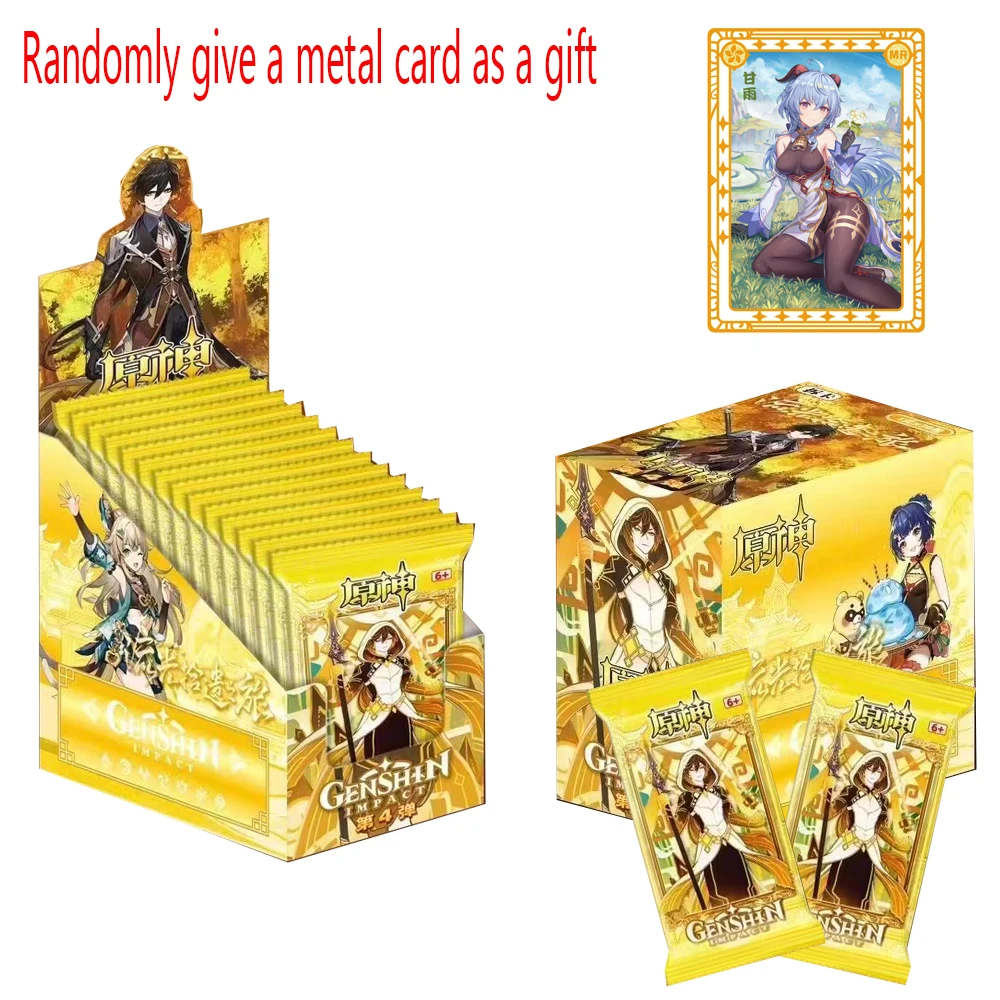 2024-Genshin-Impact-Cards-Anime-Project-TCG-Game-Lumine-Booster-Box ...