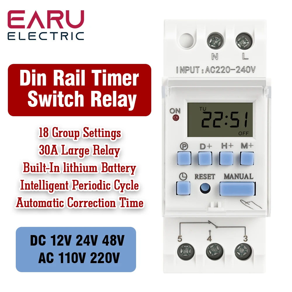 Electric Timer Switch On Off Deselectra Electronics Your Source For