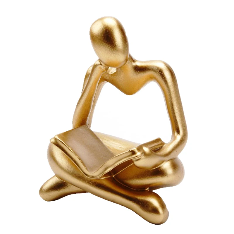 Decorative-Sculpture-Home-Decor-Modern-Resin-Statue-For-Living-Room ...
