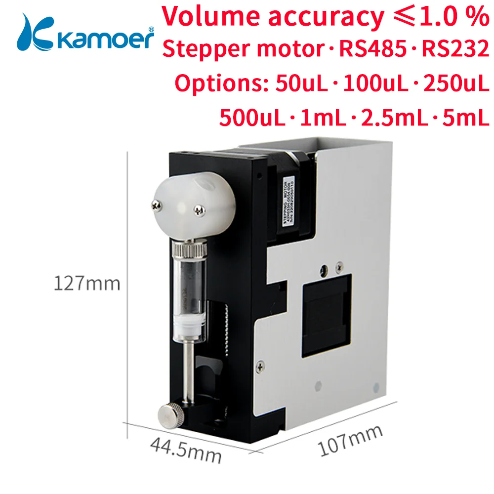 Kamoer 50ul~5ml KSY30 Multi Flow Syringe Pump 24V Stepper Motor High ...