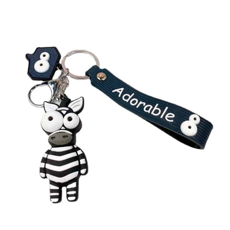 Fast-Reach-Metal-KeyRing-Zebra-Giraffe-Elephant-Keychain-Animal ...