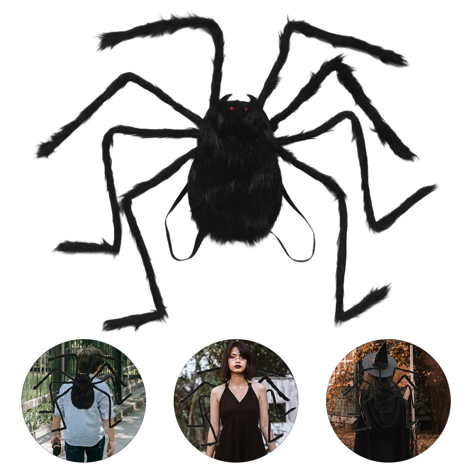 Large Halloween Spider Costume Realistic Appearance Adjustable Straps ...