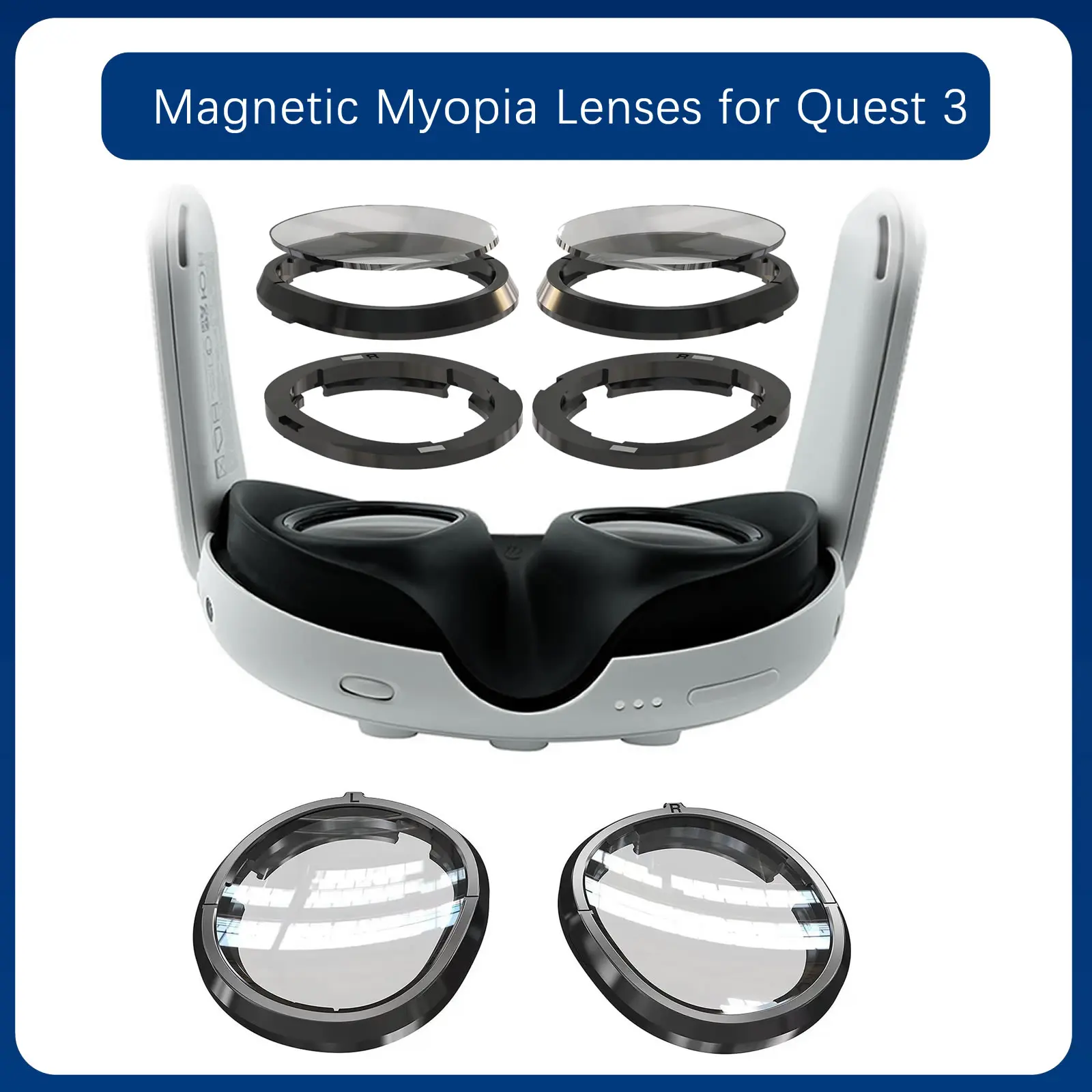 New-Magnetic-Myopia-Frames-for-Quest-3-Myopia-Lens-Anti-Blue-Light ...