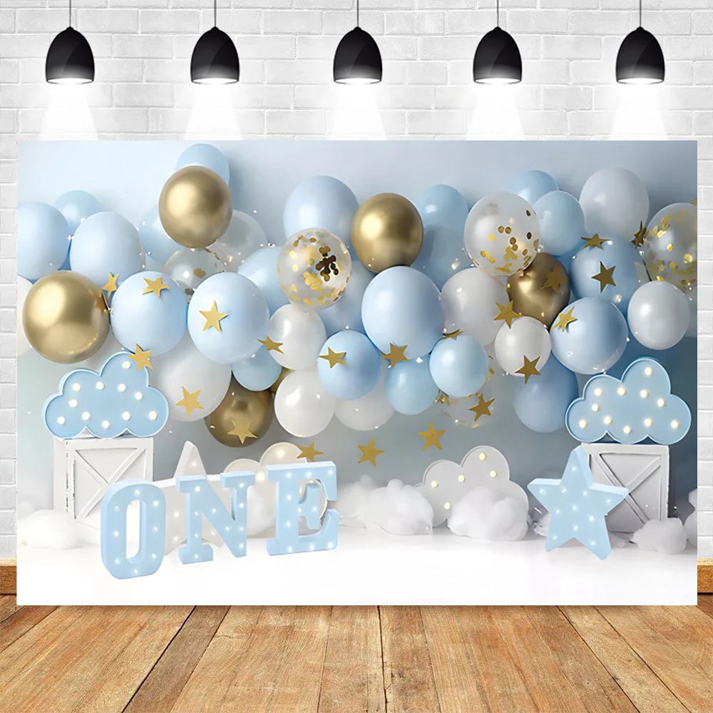 Twinkle Twinkle Little Star Photography Backdrops Navy Blue
