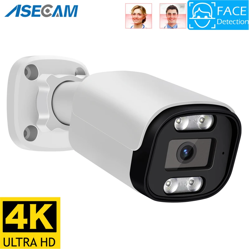 8mp 4k Caméra De Surveillance Extérieure Ip Poe (xmeye) Avec Vision ...
