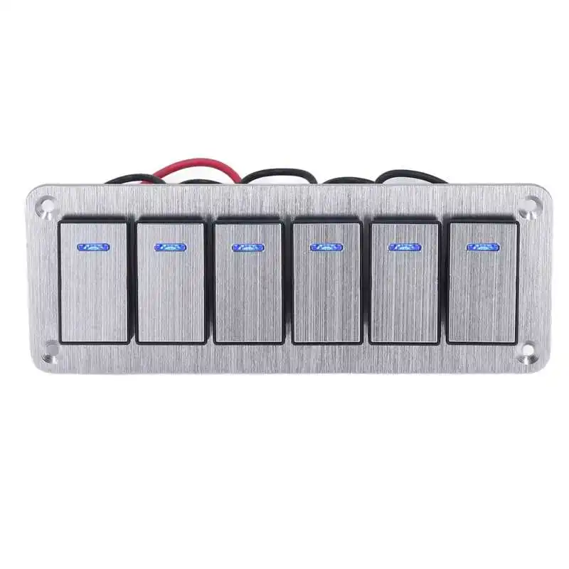 WaterproofSwitch-Panel-5-Pin-On-Off-SPST-Pre-Wired-Luminous-Aluminum ...