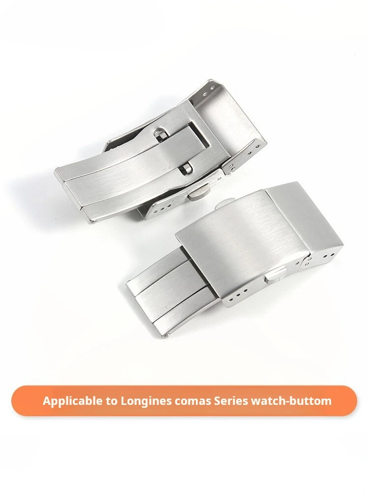 19mm-For-Longines-L3-742-644-642-Comcast-clasp-Stainless-steel-folding ...