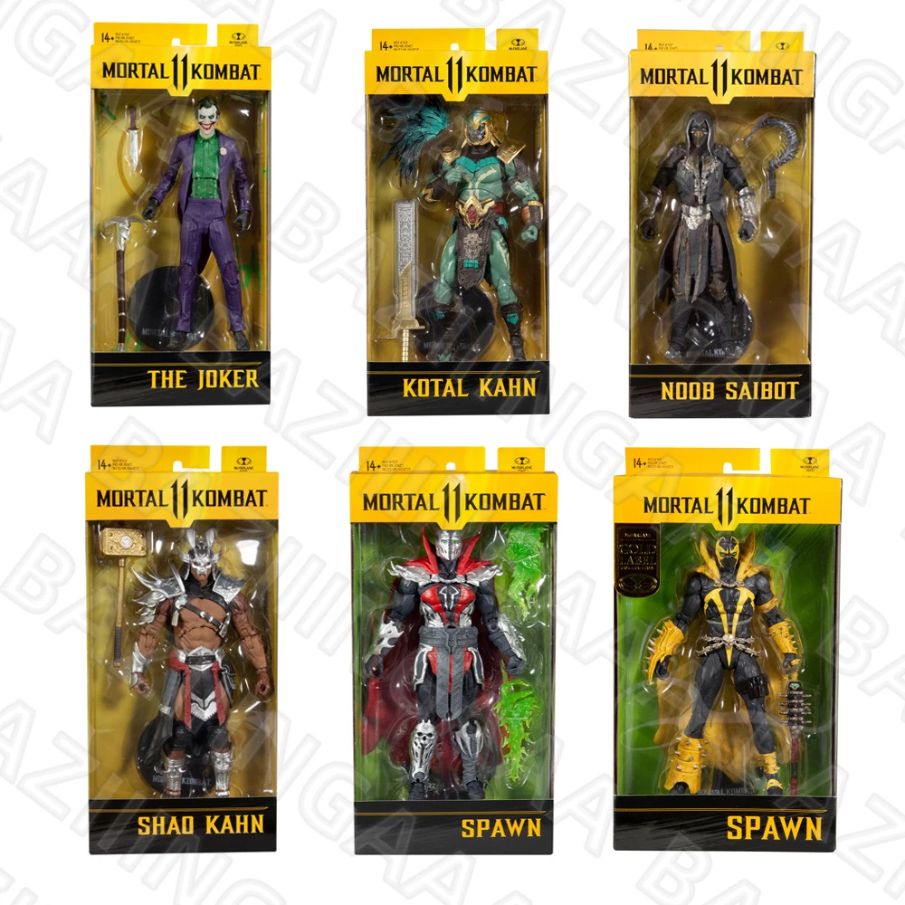 Mortal Kombat Nightwolf/Commando/ The Joker/Kabal Collectible 18cm ...