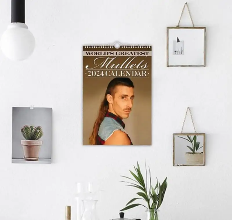 World-s-Greatest-Mullets-2024-Calendar-Funny-Wall-Mounted-Monthly ...