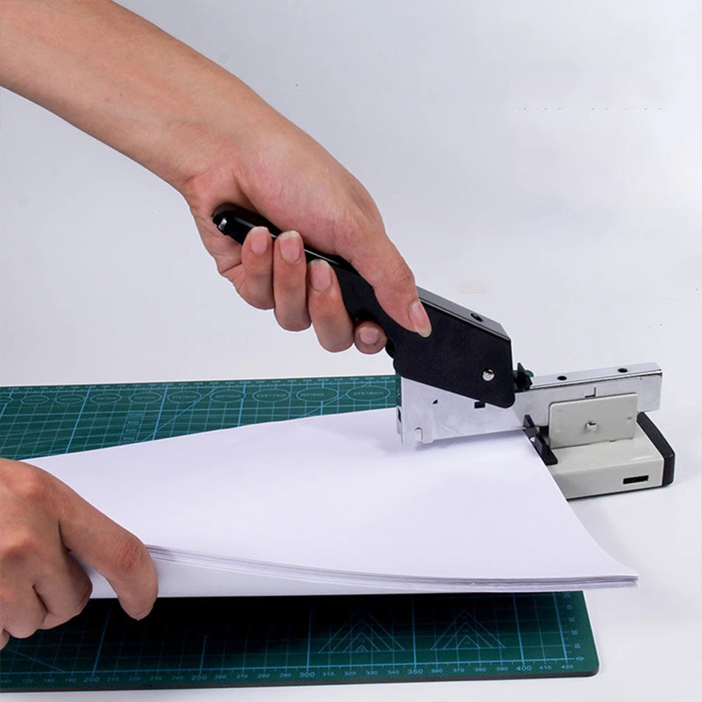 Big Heavy Type Metal Stapler Bookbinding Stapling 120 Sheet Capacity ...