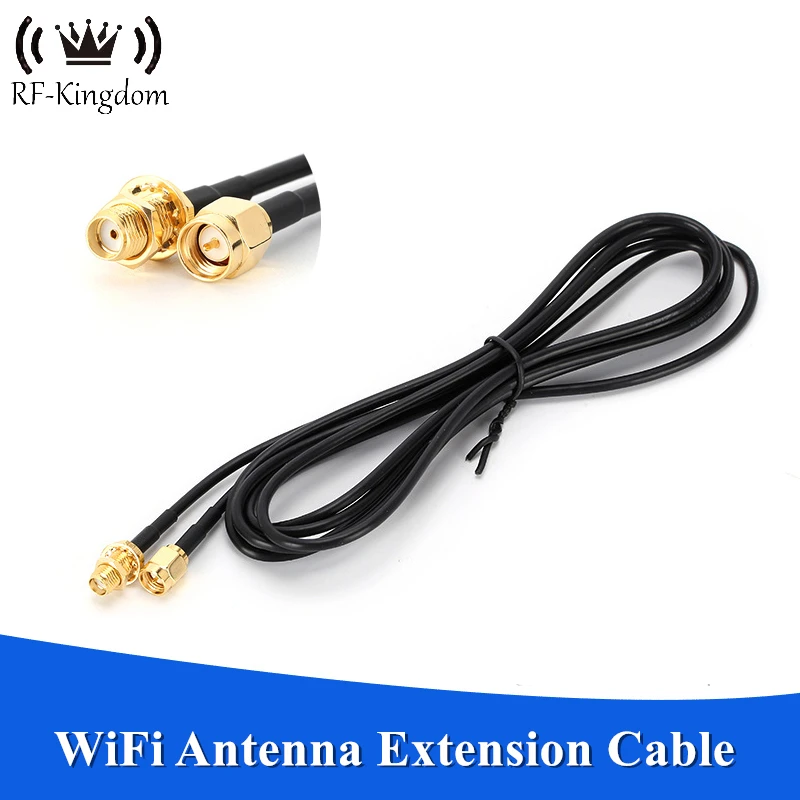 RP-SMA-SMA-Connector-Male-to-Female-Extension-Cable-Copper-Feeder-Wire ...