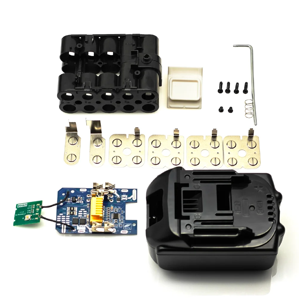 Boîtier de batterie pour Makita, 18V, BL1860, BL1850, coque avec carte PCB BMS, protection de ...