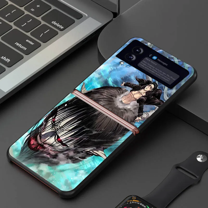 Luxury Cartoon Attack on Titan Levi Phone Case Cover for Galaxy ZFlip4 ...