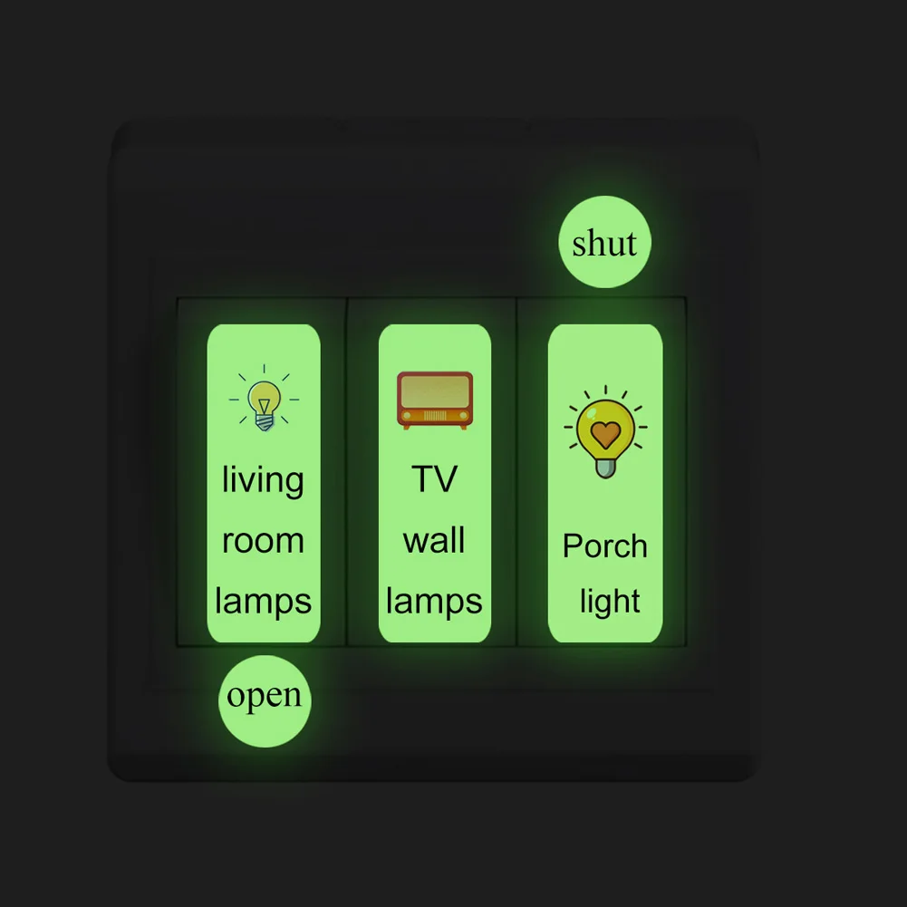 Creative-Switch-Light-Logo-Luminous-Wall-Stickers-Living-Room-Bedroom ...