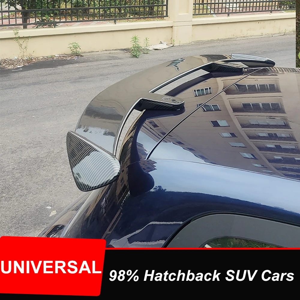 Hatchback SUV Cars Rear Roof Trunk Lid Spoiler Wings 130CM Universal ...