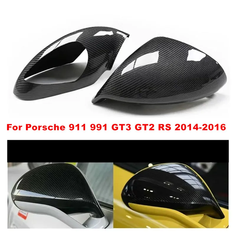 Car-Side-Rear-View-Mirror-Cap-Cover-For-Porsche-911-991-GT3-GT2-RS-2014 ...