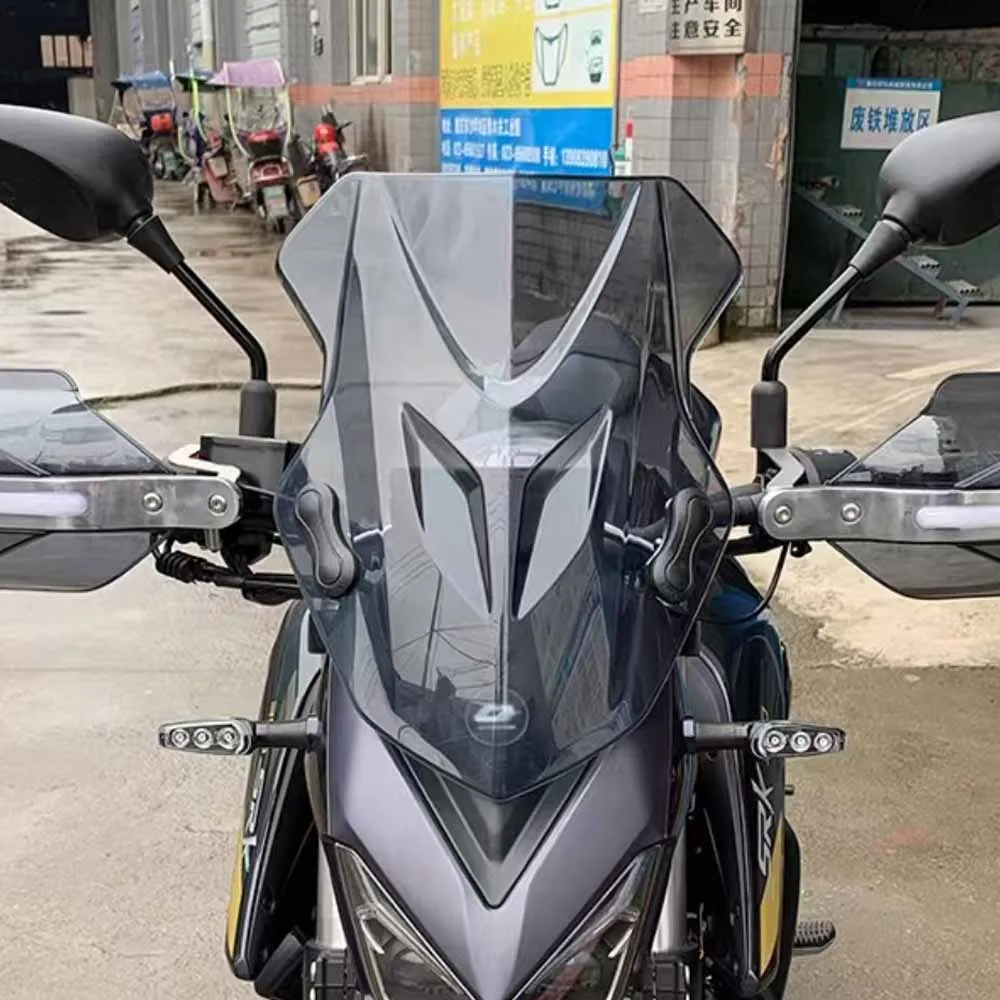 Fit SRK400 Motorcycle Windshield WindScreen Screen New For QJ Motor ...