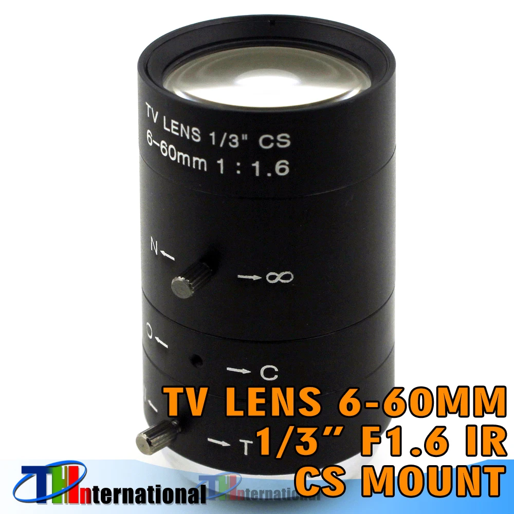 TV-Lens-6-60mm-1-3-F1-6-Industrial-Camera-Manual-IRIS-Zoom-Focus-Lens ...