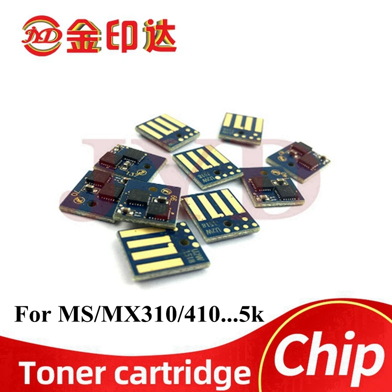 Full Capacity MS317 MX317 MS417 MX417 5K Universal Toner Chip for ...