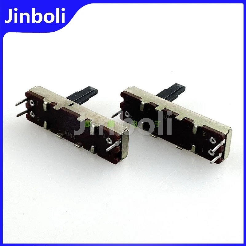 2PCS-35mm-3Pins-Single-Straight-Slide-Potentiometer-A10K-Stroke-20mm ...