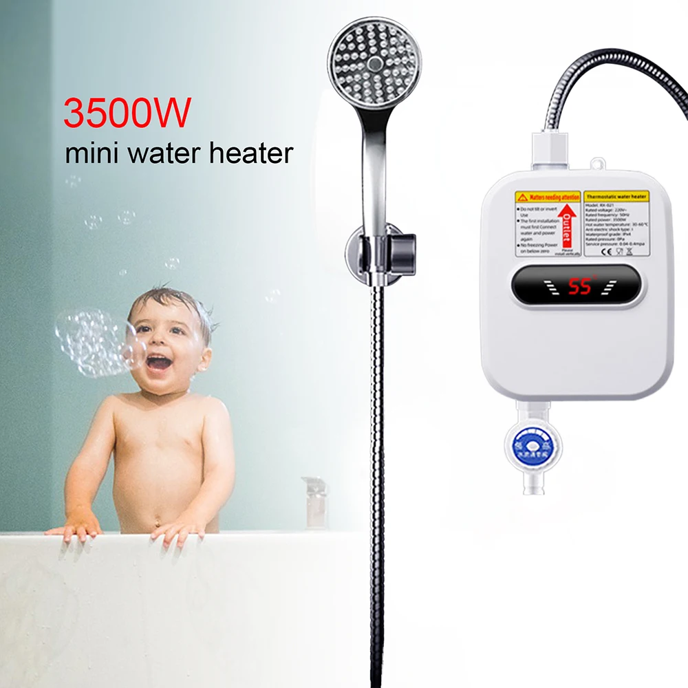 3-5kw-Instantaneous-Water-Heater-Small-Electric-Water-Heater-With ...