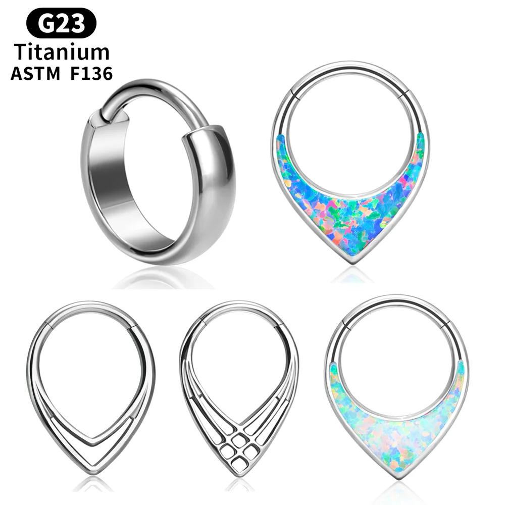 Piercing-Goutte-d-Eau-en-Titane-ASTM-G23-Cerceau-Septum-Anneau ...