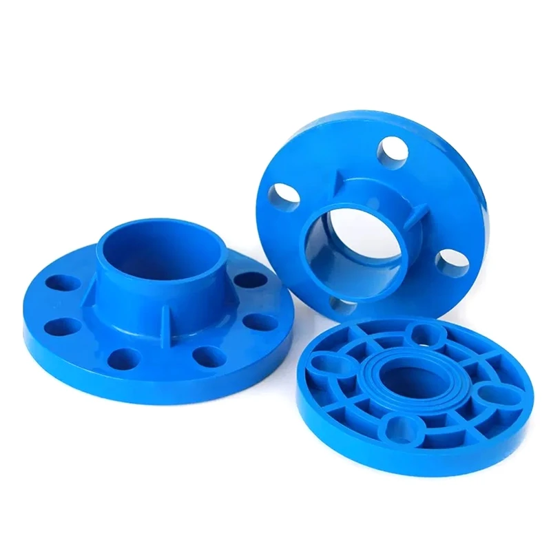 1pcs Grey I.D 20-63mm PVC Flange Socket Pipe Fittings Joint Flange ...