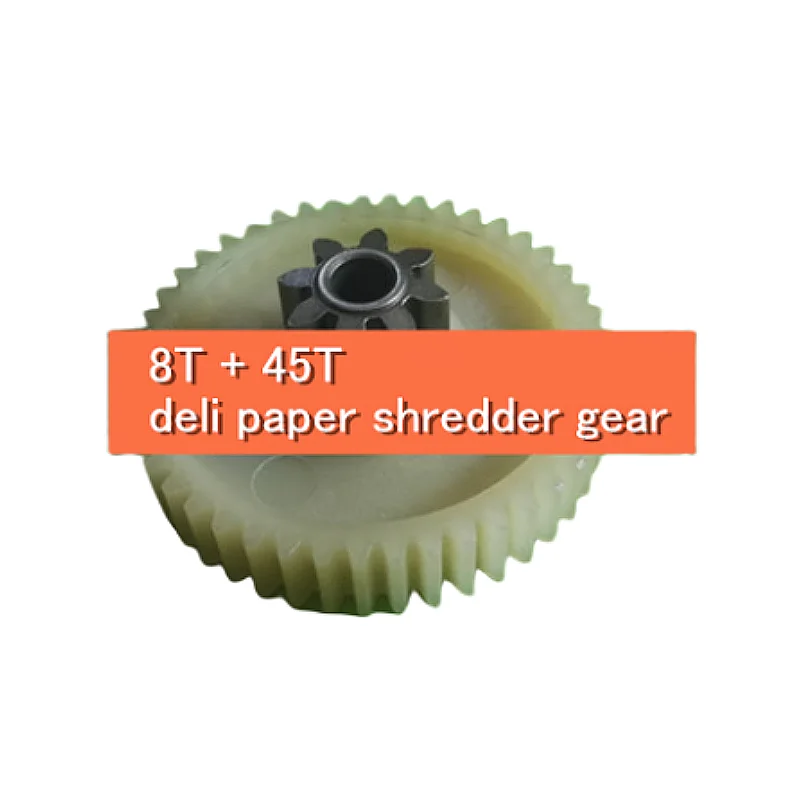 8T + 45T deli paper shredder gear 9925/9927/9929 Gear parts