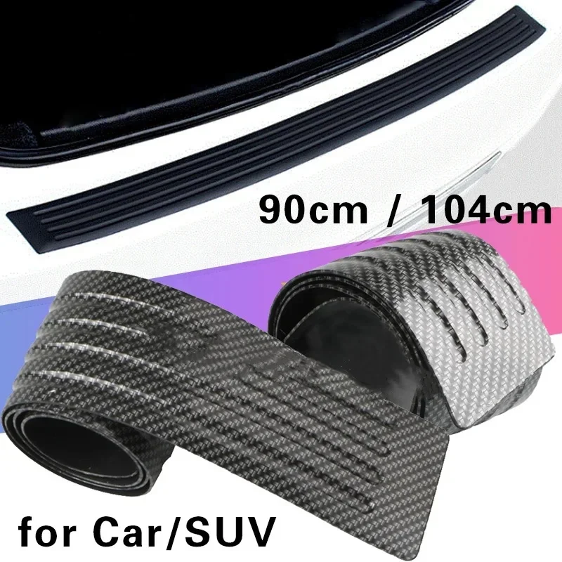 Carbon-Fiber-Universal-Car-Trunk-Door-Guard-Strips-Sill-Plate-Protector ...