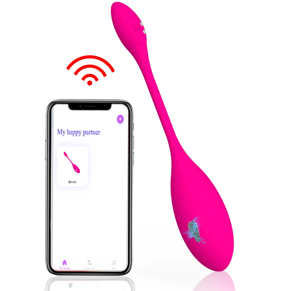 App Control Kegel Electric Shock Vaginal Balls For Women Clit