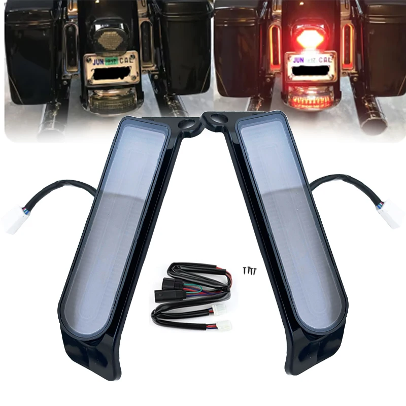 Auxiliary-LED-Run-Brake-Turn-Lamp-Rear-Fender-Saddlebag-Side-Light-for ...
