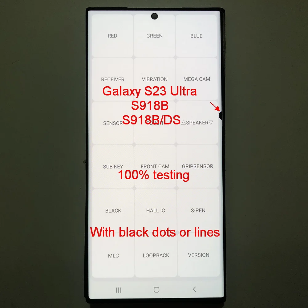 With-defects-Amoled-For-Samsung-Galaxy-S23-Ultra-5G-Lcd-S918B-S918B-DS ...