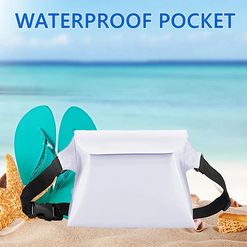 PVC Waterproof Waist Bag Swimming Dry Bags Underwater Phone Fanny Pack ...
