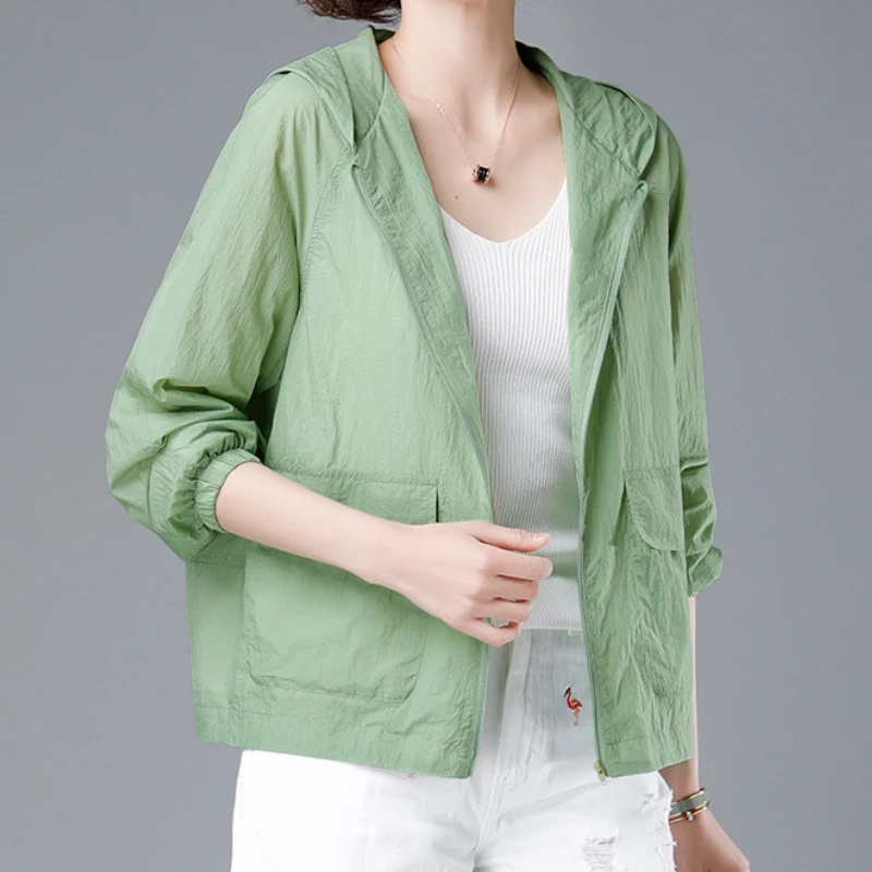 Jackets-Hooded-Thin-Sunscreen-Coat-Fashion-Outdoors-Plus-Size ...