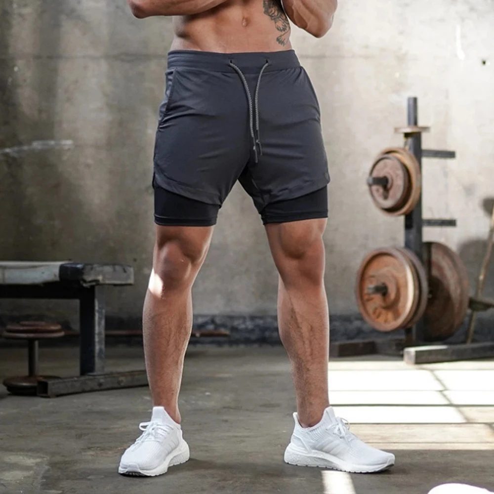 Men-Shorts-2-In-1-Double-deck-Quick-Dry-GYM-Sport-Shorts-Fitness ...