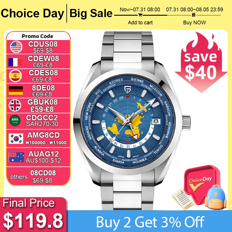 PAGANI-DESIGN-2024-New-World-time-GMT-Zone-Map-Men-s-Watches-Automatic ...