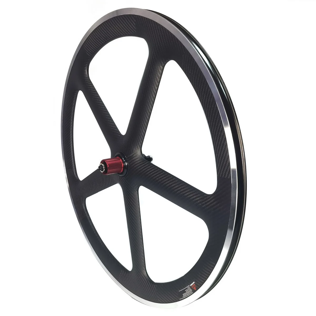 700c 5 Spoke Road Carbon Wheels Bicycle Wheelset Clincher Alloy Brake ...