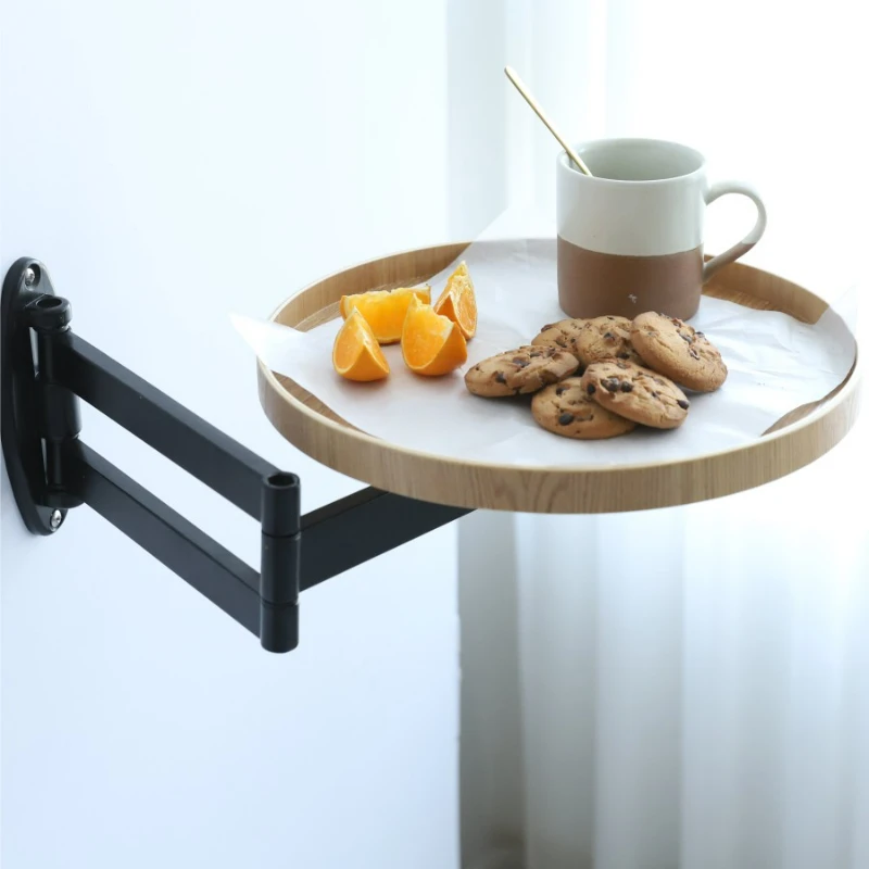 Angle-Adjustable-Folding-Side-Tables-Wall-Hanging-Wooden-Table ...