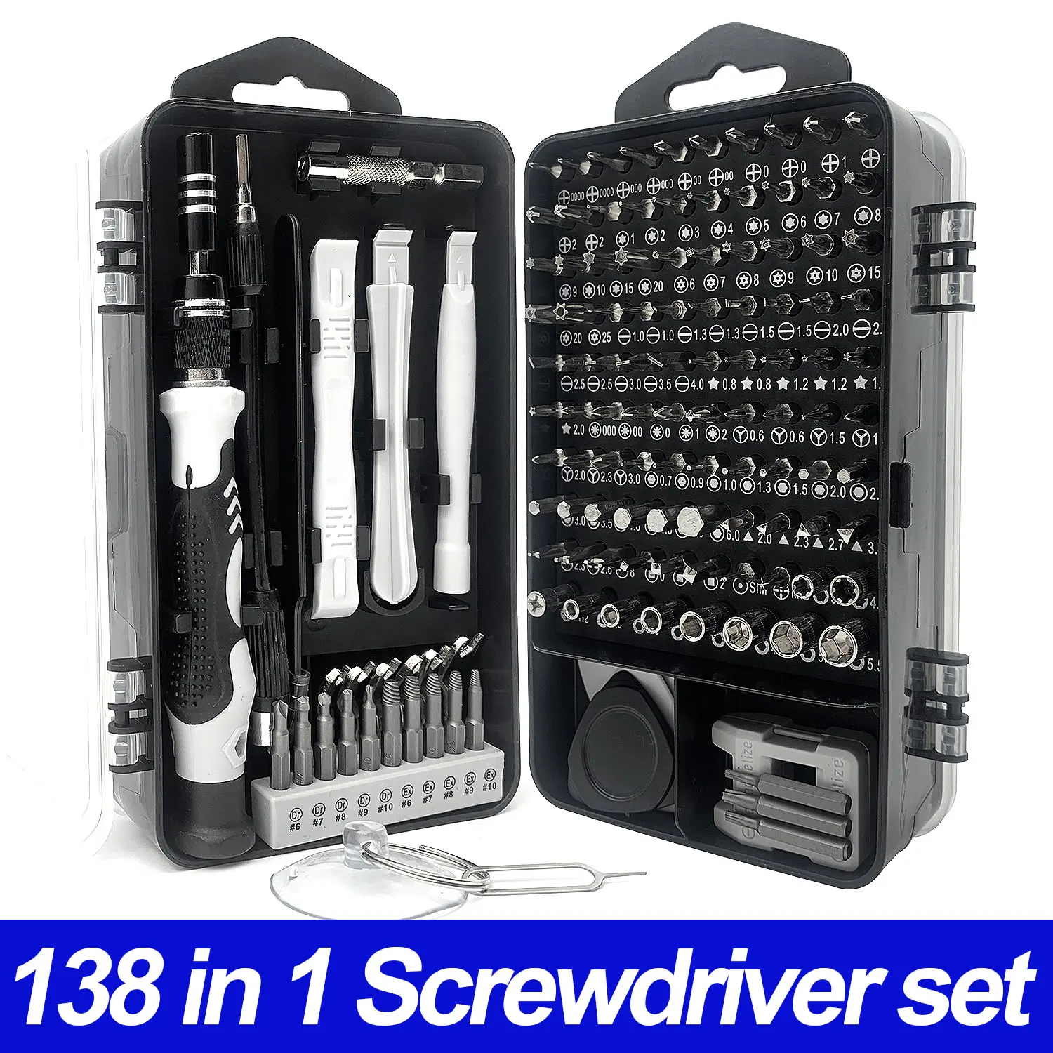 Screw-Driver-Set-Precision-138-In-1-Hand-Tool-Kit-Bits-Box-for ...