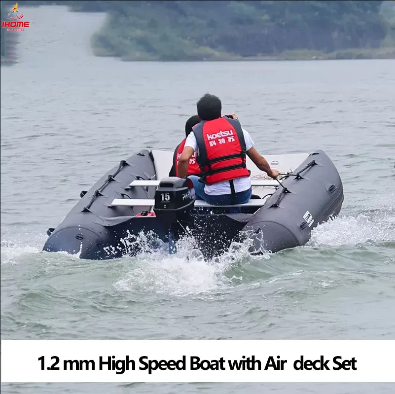 High-Speed-Boat-with-Air-Deck-Set-1-2mm-Thickened-Inflatable-Boats-for ...
