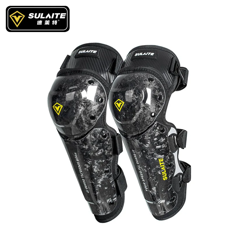 Sulaite Motorcycle Knee Pads Elbow Pads CE Certified Carbon Fiber ...