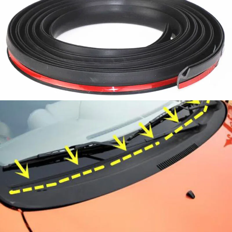 1.7m Car Wiper Front Windshield Panel Moulding Seal Strip for Jaguar XF ...