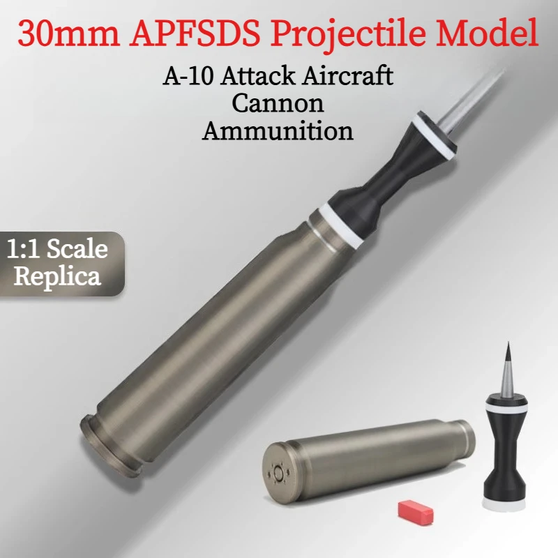 1:1スケールレプリカ、3Dプリント、A10航空機30mm APFSDSモデル玩具、ミリタリーコレクター向けアイテム、静態展示モデル ...