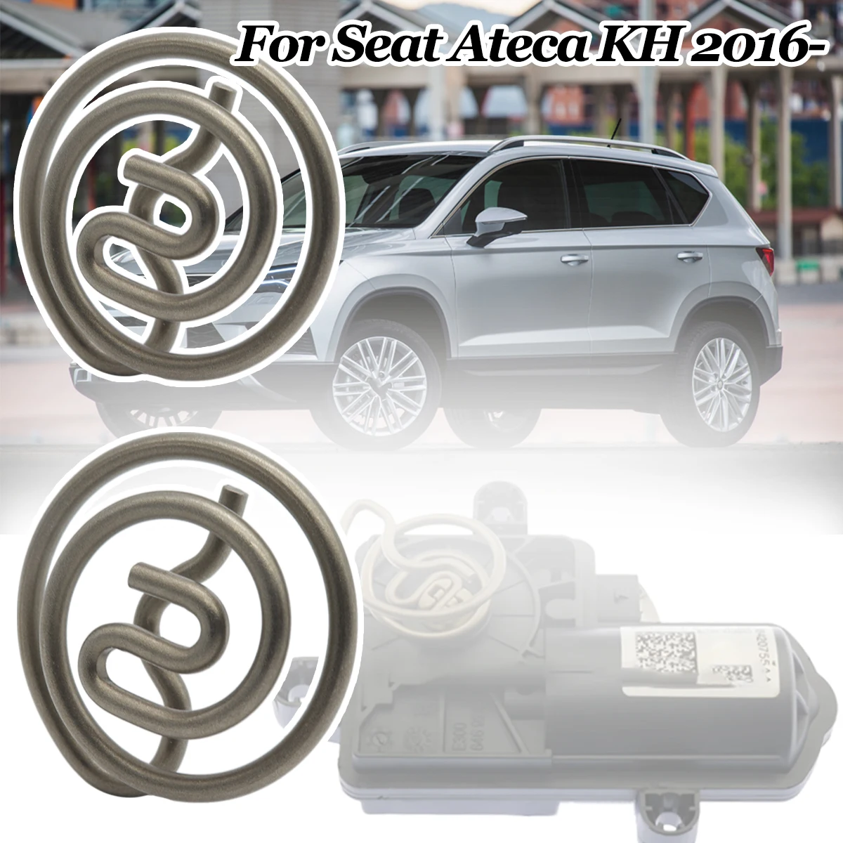 2PC-Servomotor-Electronic-Exhaust-Flap-Actuator-Control-Valve-Spring ...