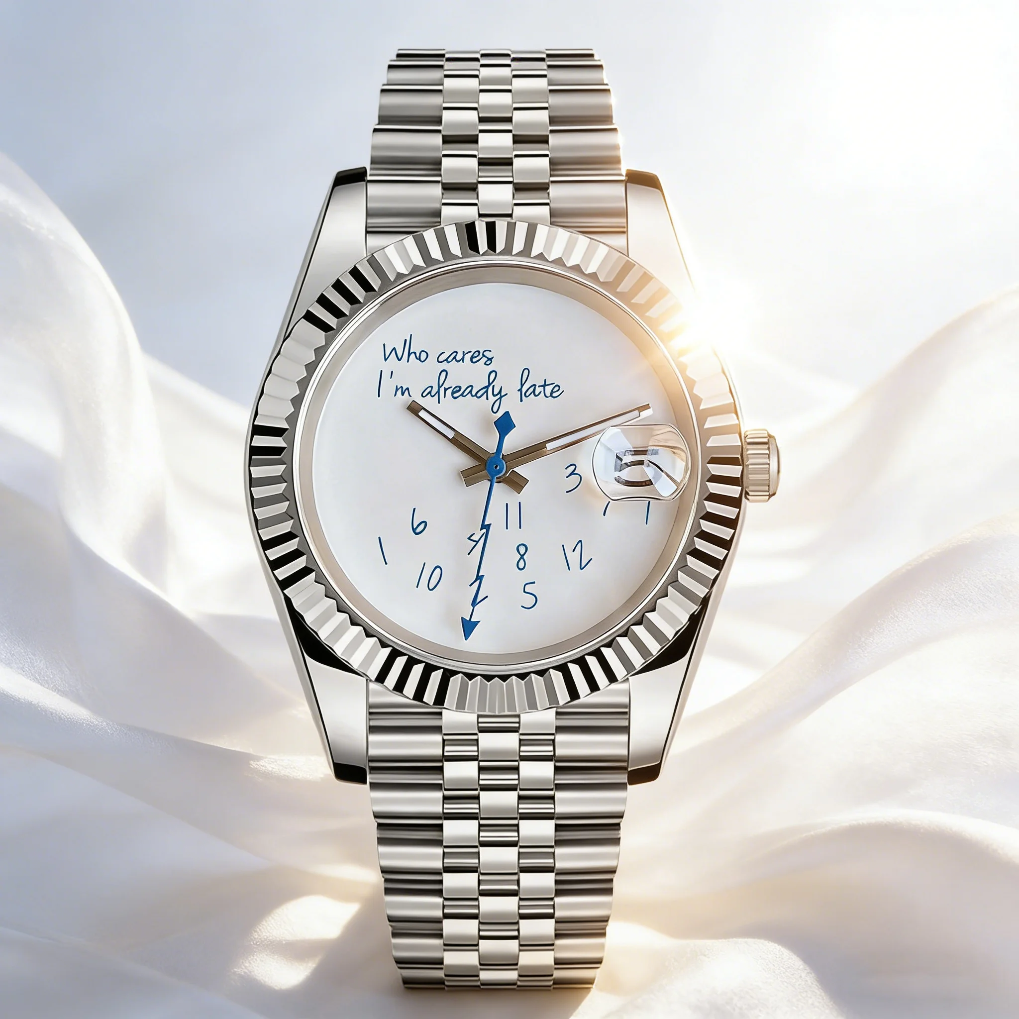 Tandorio Classic Fashion Who Cares,Im Already Late Watch 36mm/39mm ...
