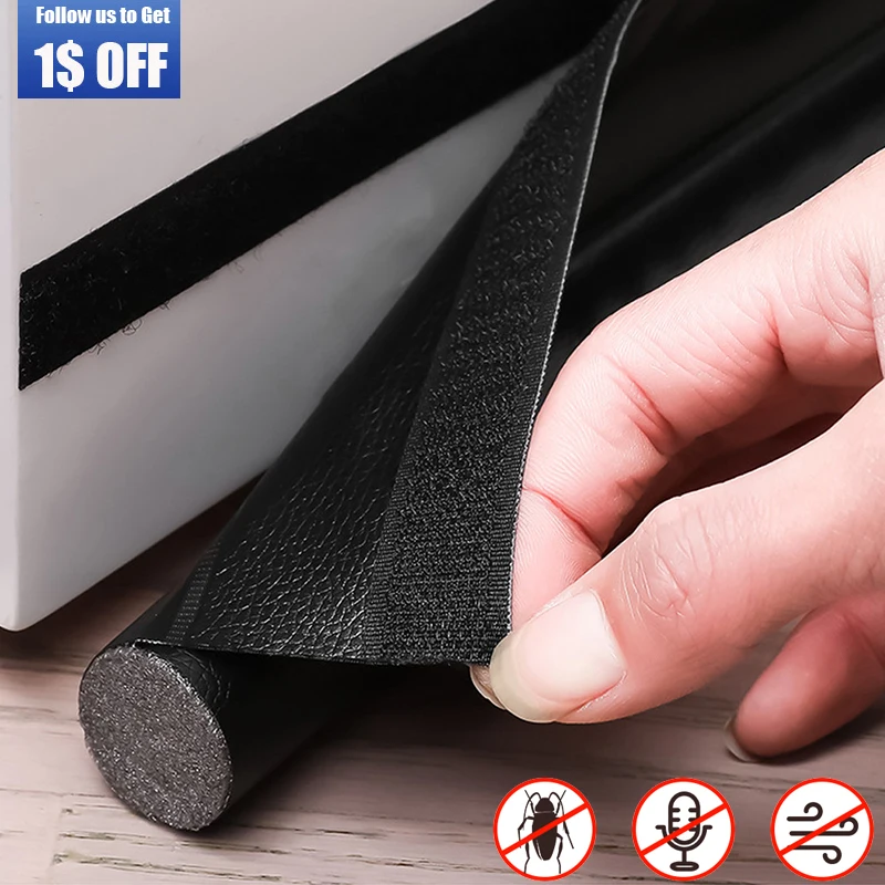 Adjustable-Door-Bottom-Seal-Strip-Weatherstrip-Under-Door-Draft-Stopper ...