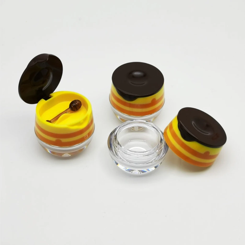 Empty-6g-Lovely-strawberry-bee-lip-mask-jar-lip-balm-bottle-lip-film ...