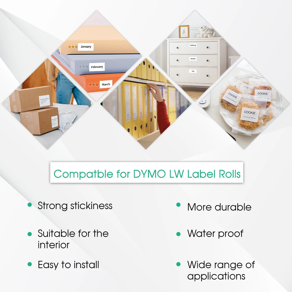 Generic 1 Piece 99014 99010 Compatible Dymo Labelwriter 450 Printer ...